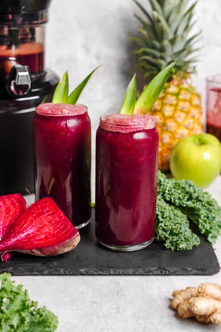Delicious Kale Beet Juice - The All Natural Vegan