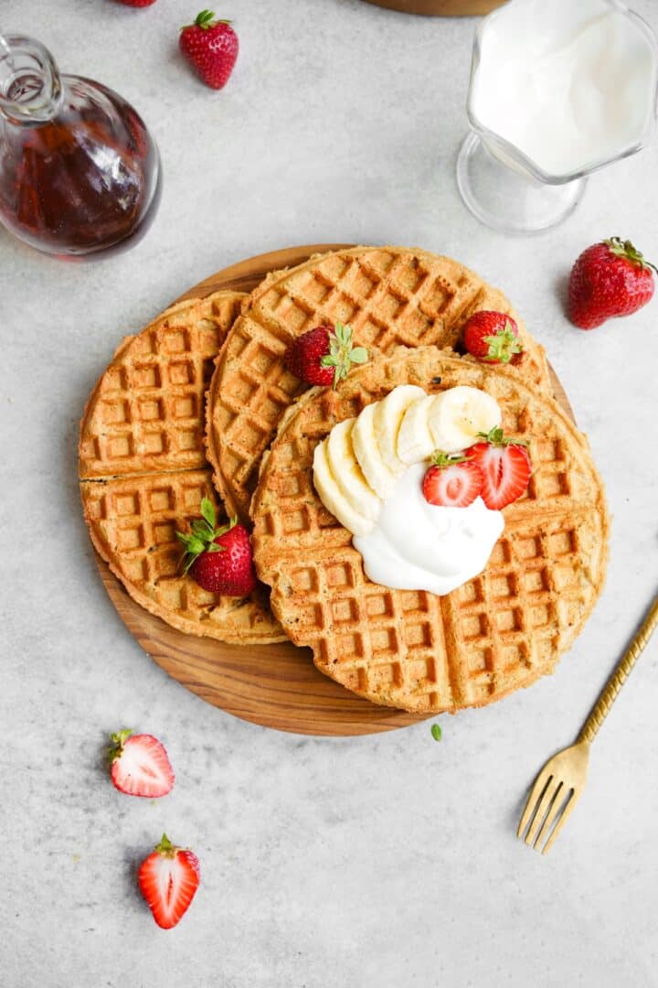 Easy Gluten-Free Vegan Protein Waffles - The All Natural Vegan