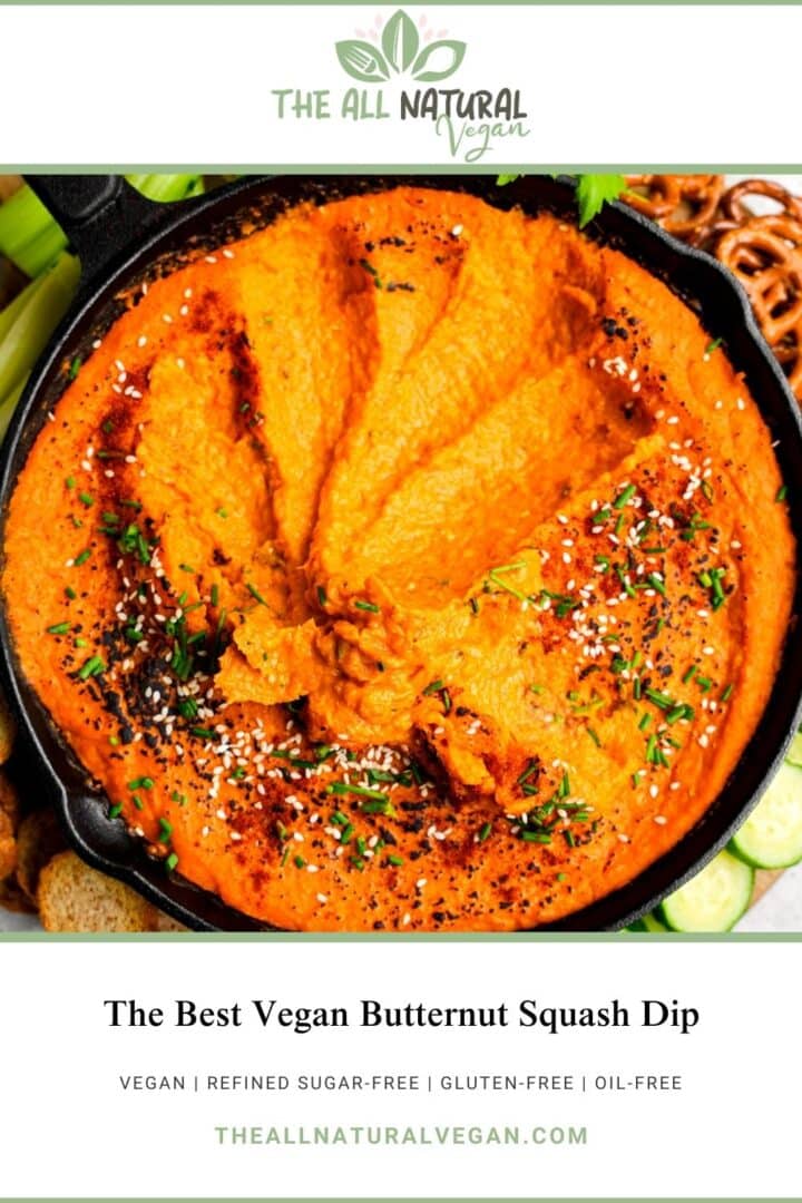 The Best Vegan Butternut Squash Dip - The All Natural Vegan