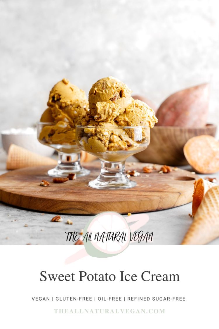 Vegan Sweet Potato Ice Cream - The All Natural Vegan
