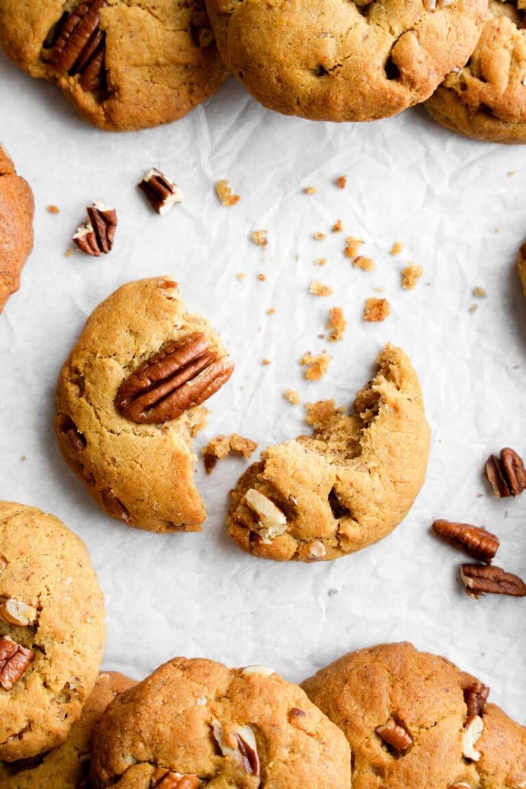 Healthy Vegan Maple Pecan Cookies - The All Natural Vegan