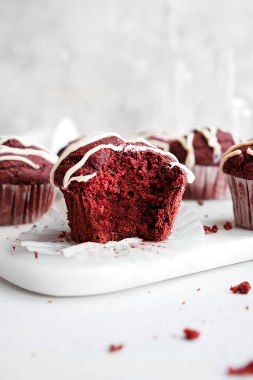 Gluten-Free Vegan Red Velvet Muffins - The All Natural Vegan