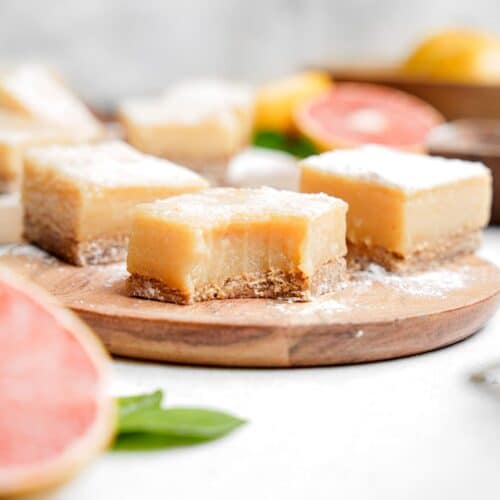 Healthy Vegan Grapefruit Bars - The All Natural Vegan
