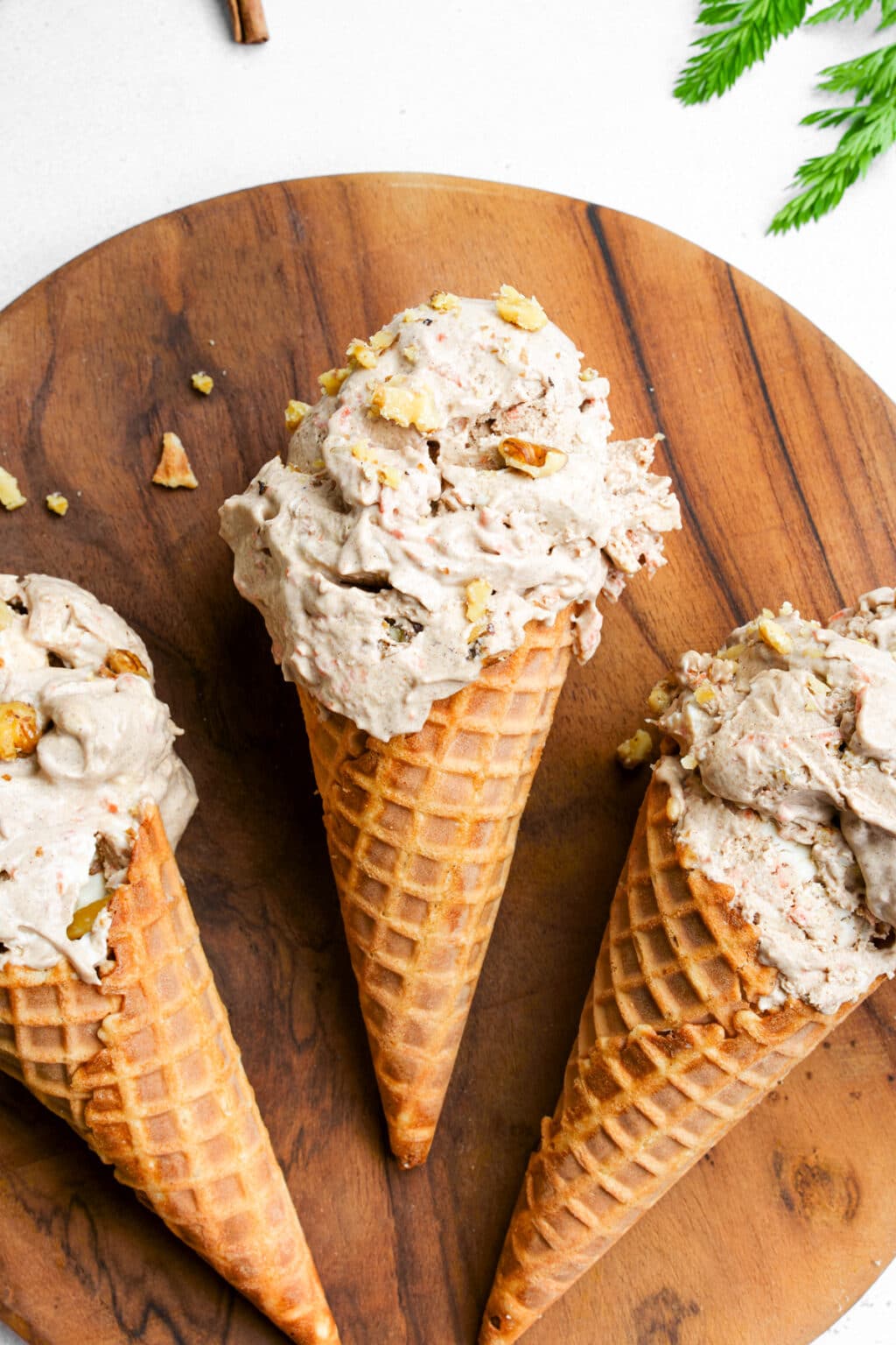 Vegan Carrot Cake Ice Cream - The All Natural Vegan