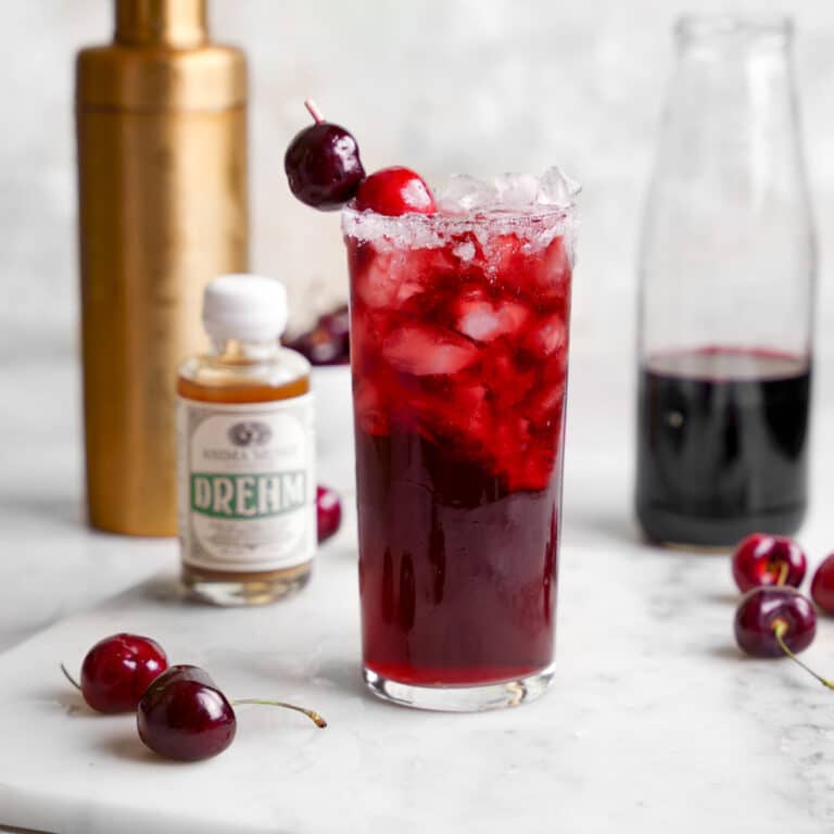 Tart Cherry Sleepy Time Mocktail - The All Natural Vegan