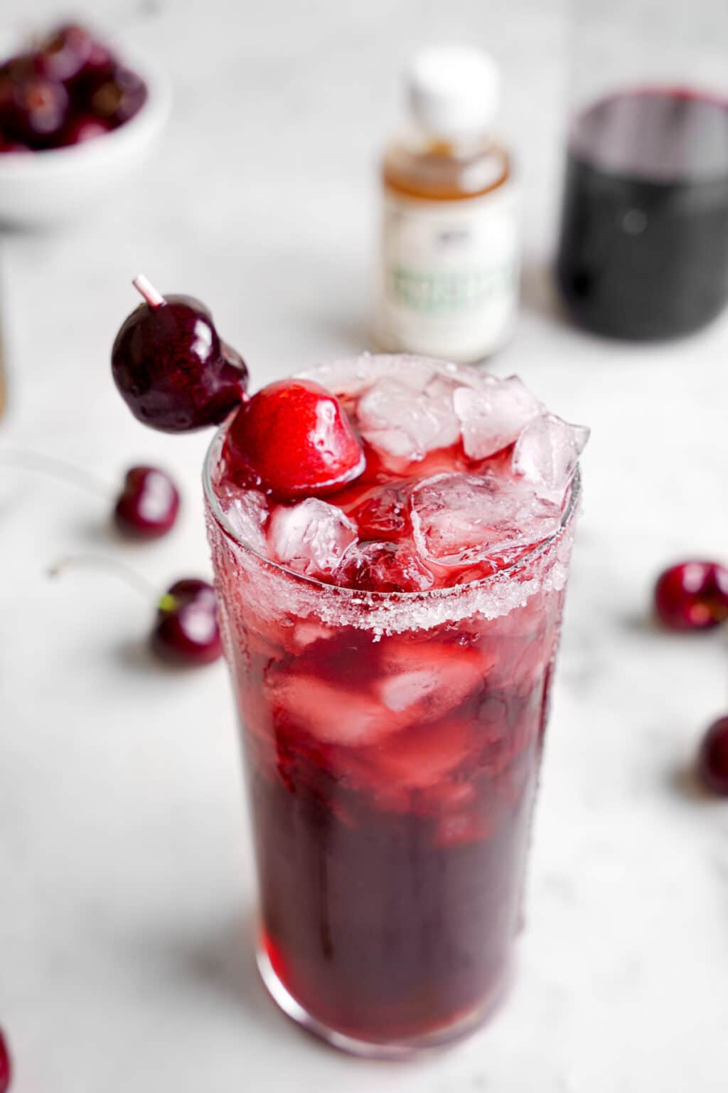 Tart Cherry Sleepy Time Mocktail - The All Natural Vegan