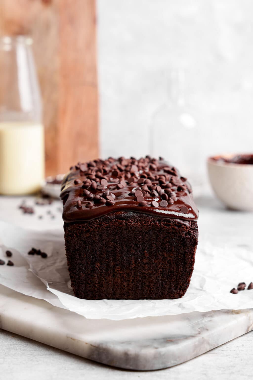 The Best Healthy Vegan Chocolate Loaf Cake - The All Natural Vegan