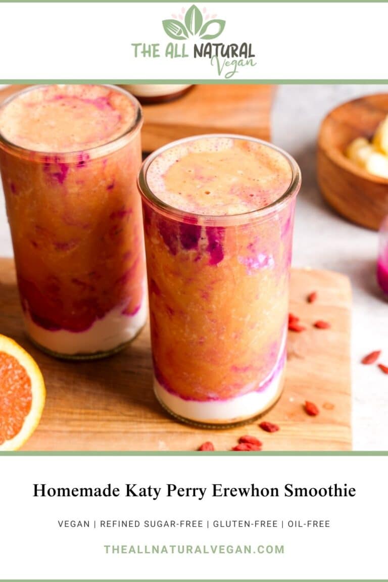 Homemade Katy Perry Erewhon Smoothie - The All Natural Vegan