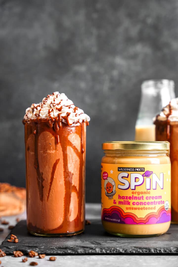 Healthy Chocolate Hazelnut Frappe Recipe - The All Natural Vegan