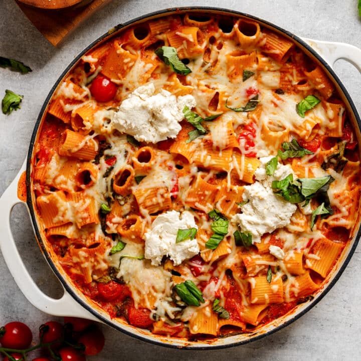 One-Pot Easy Vegan Pasta Bake - The All Natural Vegan