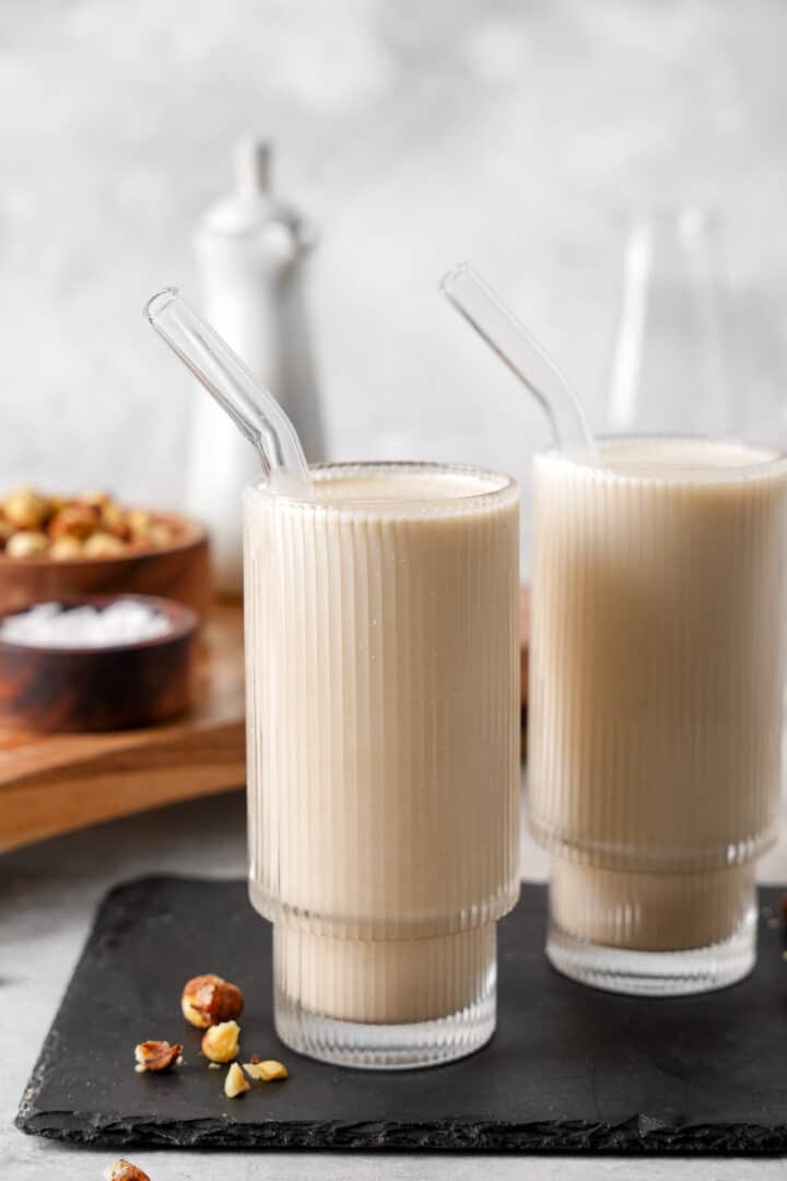 How To Make Creamy Homemade Hazelnut Milk - The All Natural Vegan