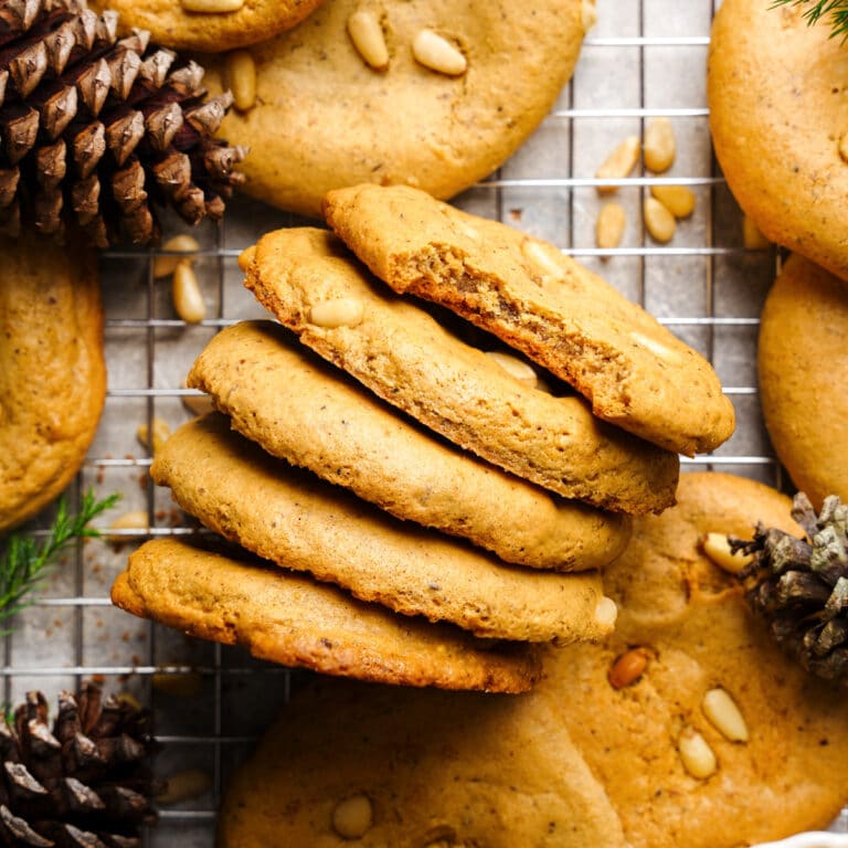 The Best Pine Nut Cookies (With Pine Nut Butter!) - The All Natural Vegan