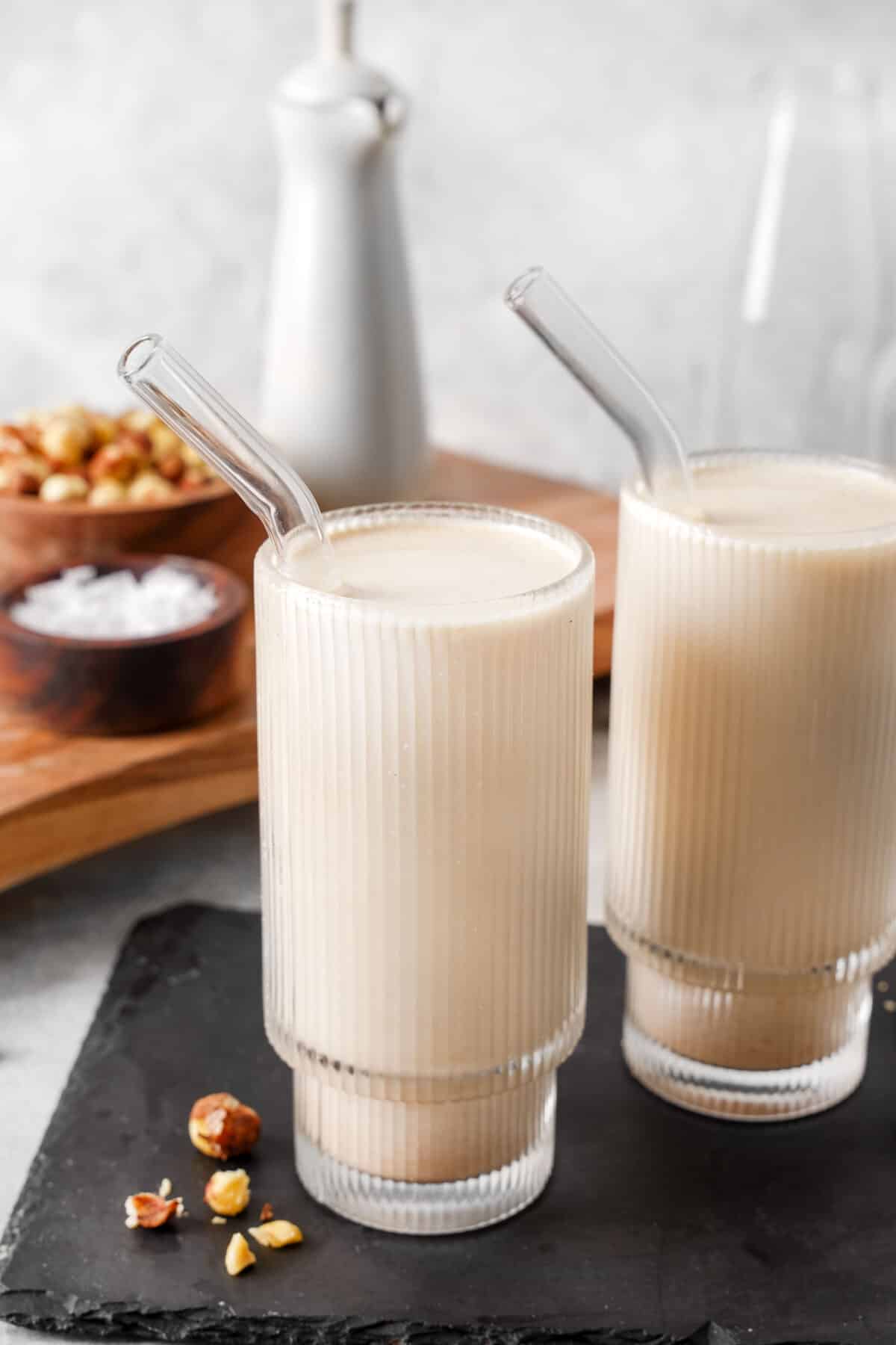 How To Make Creamy Homemade Hazelnut Milk - The All Natural Vegan