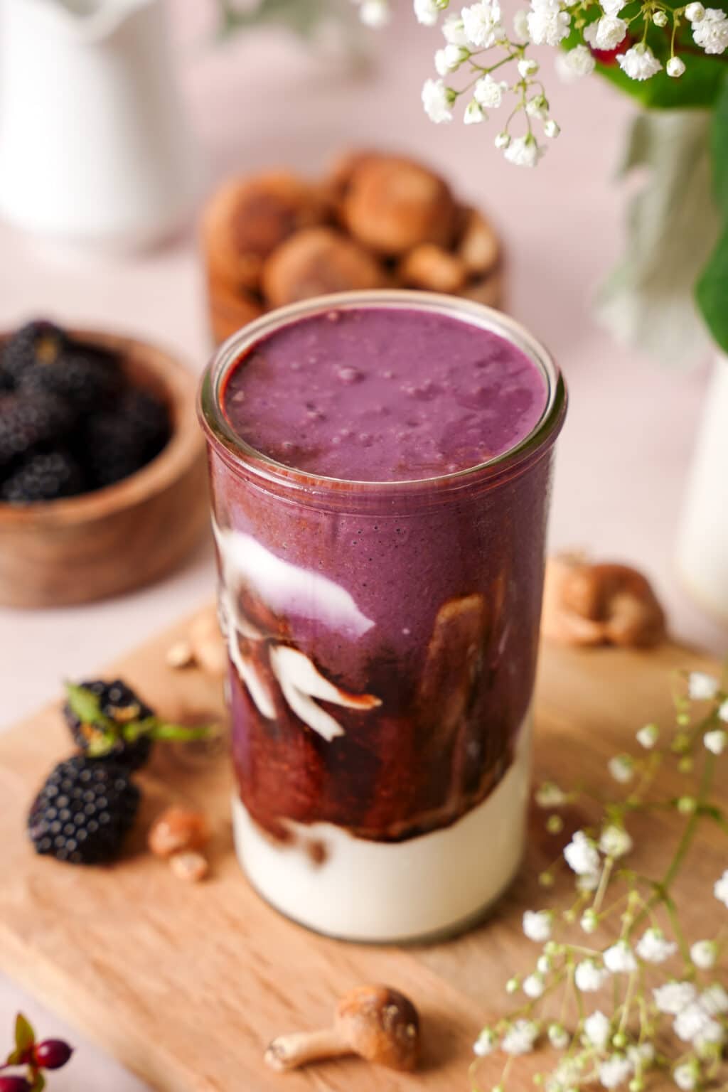 The Ultimate Immunity Boosting Elderberry Smoothie - The All Natural Vegan