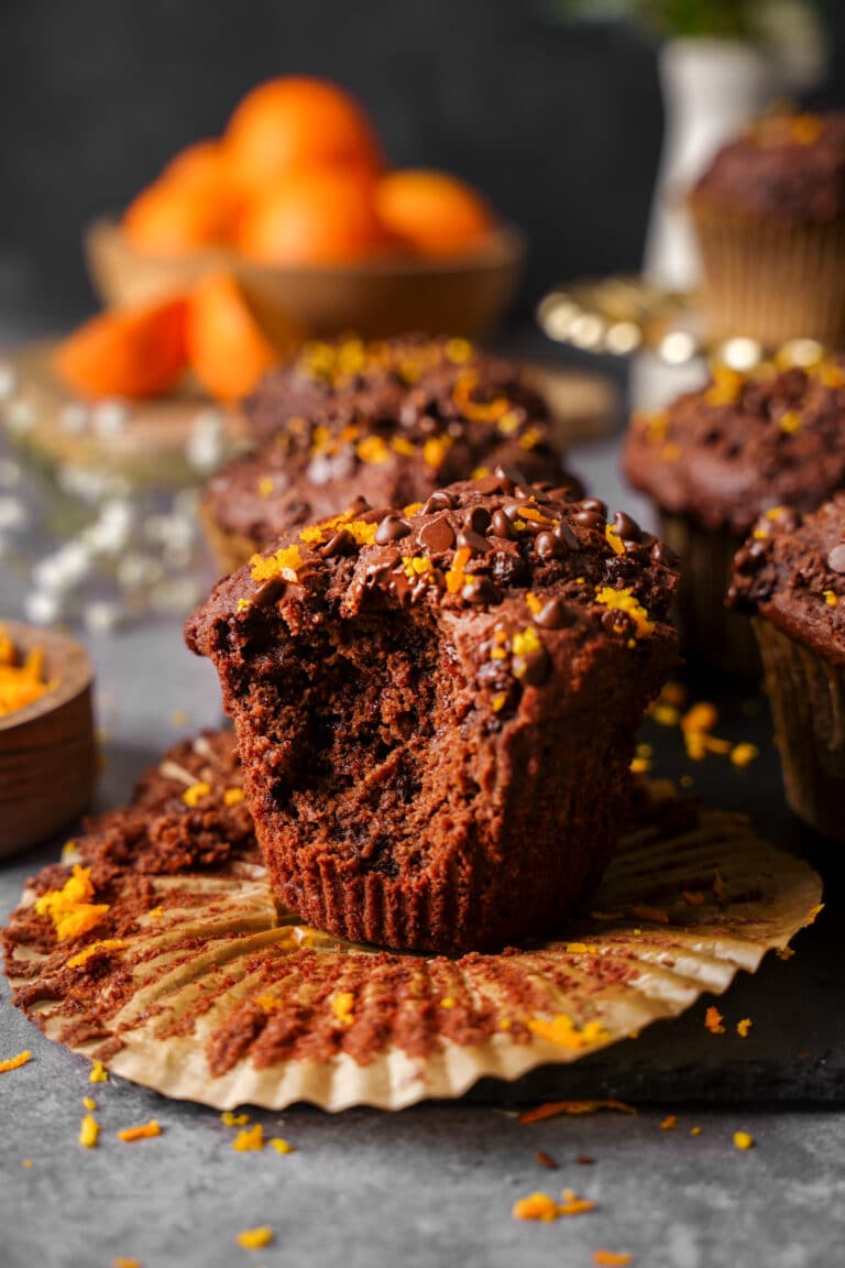 Easy Vegan Chocolate Orange Muffins - The All Natural Vegan