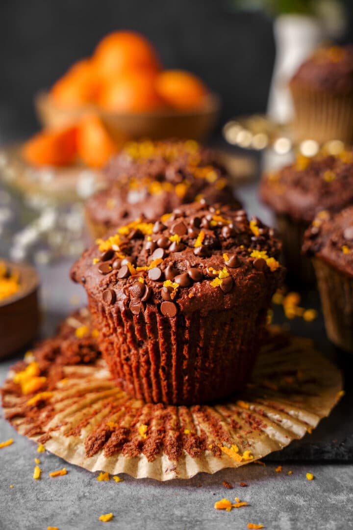 Easy Vegan Chocolate Orange Muffins - The All Natural Vegan
