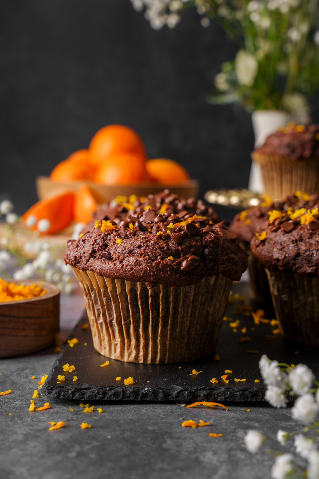 Easy Vegan Chocolate Orange Muffins - The All Natural Vegan